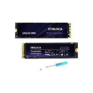 Ediloca EN600 PRO 256GB SSD Interno PCIe Gen3, NVMe M.2 2280, cache SLC ...